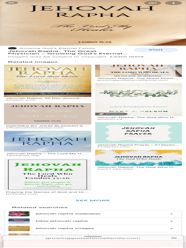 He Is Jehovah Rapha - Google Search | PDF