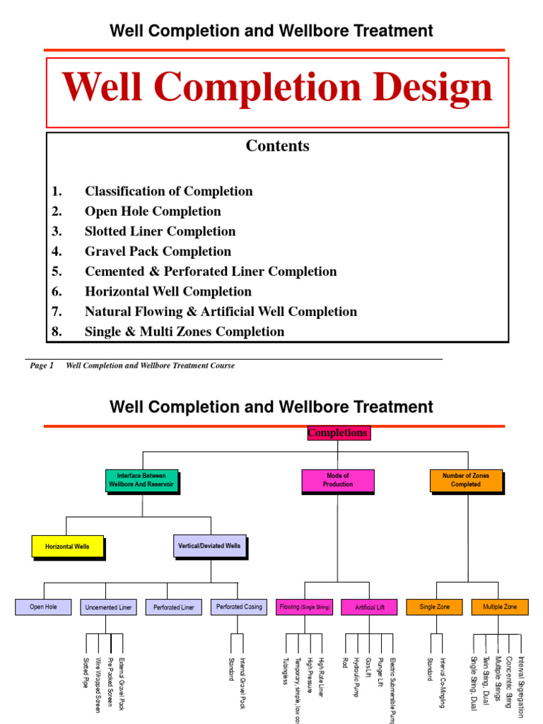 Well Completion and Wellbore Treatment | PDF | Pump | Fluid Mechanics