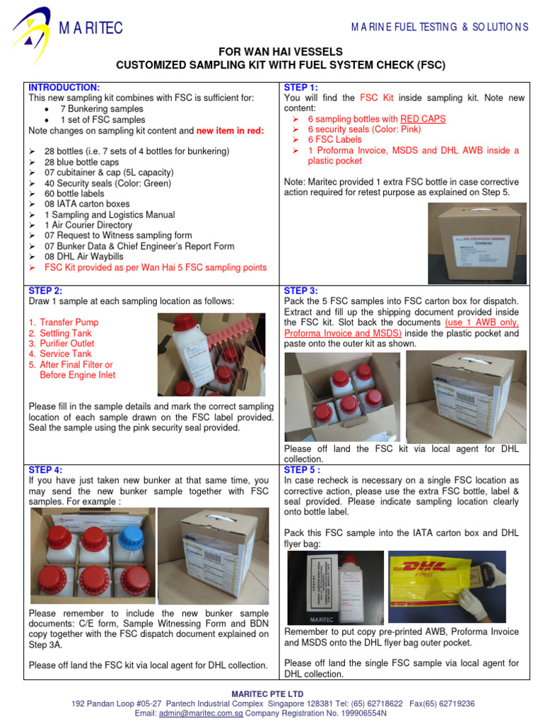 Customised Kit FSC Instruction | PDF | Science & Mathematics