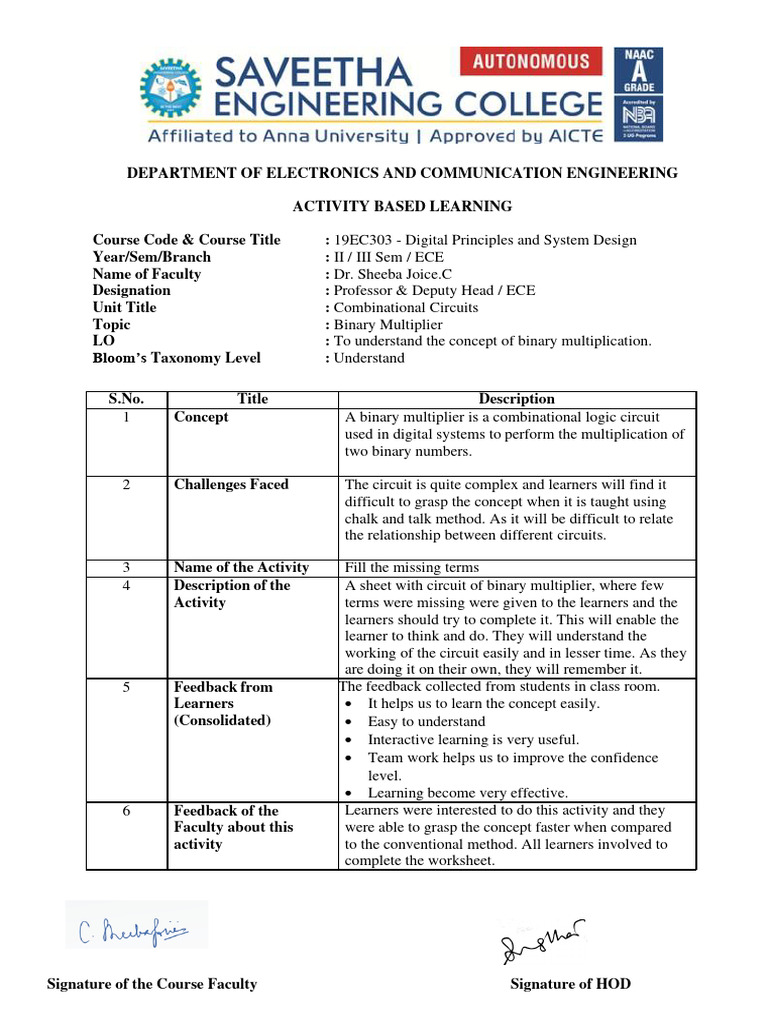 Binary Multiplier | PDF | Multiplication | Electrical Engineering