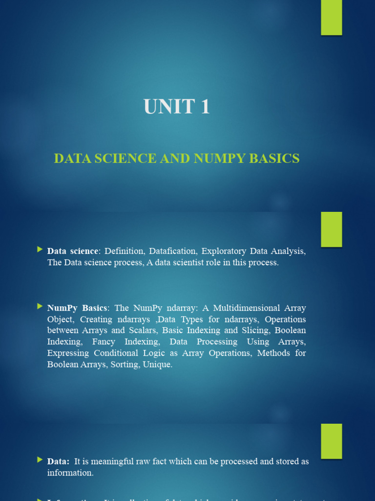 Unit 1 | PDF