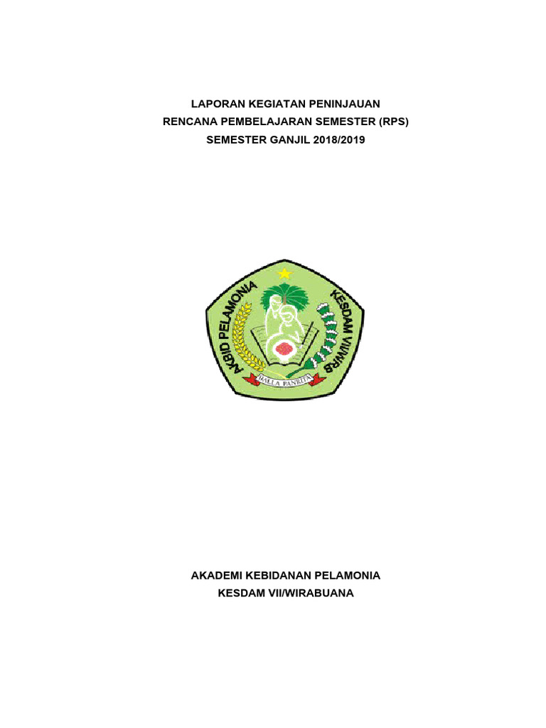 Laporan Pemutakhiran RPS Semester Ganjil 20182019 | PDF
