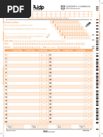 Sample Answer Sheets | PDF | Evaluation | University Of Cambridge