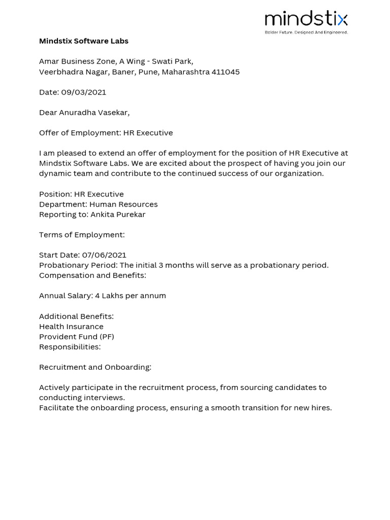 Anuradha Mindstix Software Labs | PDF | Career & Growth | Business