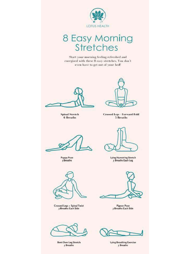 8 Easy Morning Stretches You Can Do in Bed - Lotus Health | PDF