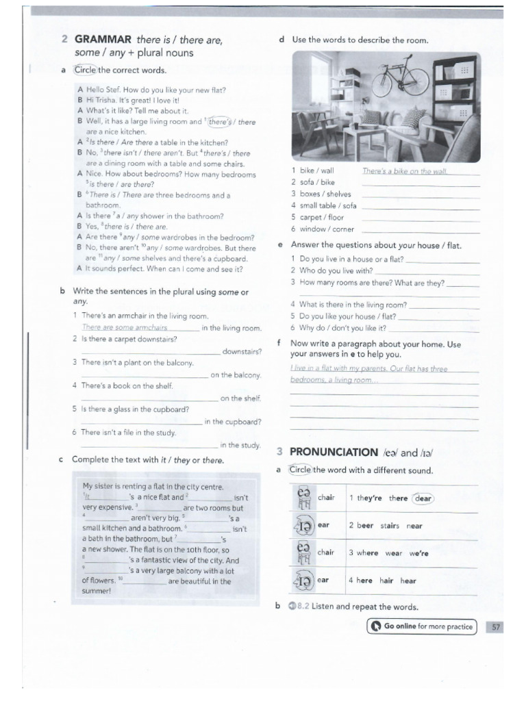 English File Elementary Workbook With Key (4th Edition) Pt5 | PDF