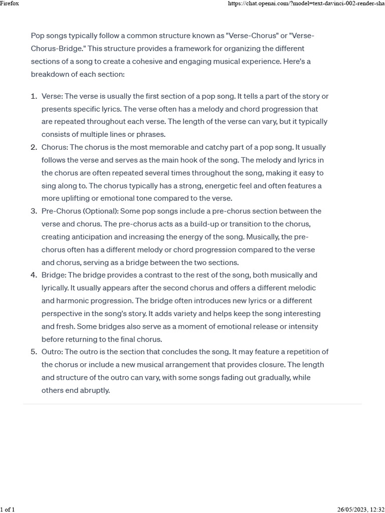 Song Structure | PDF | Song Structure | Musicology