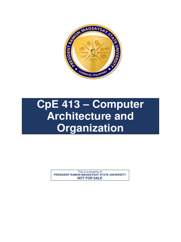 Computer Architecture and Organization Learning Module 1 | PDF | Central Processing Unit ...
