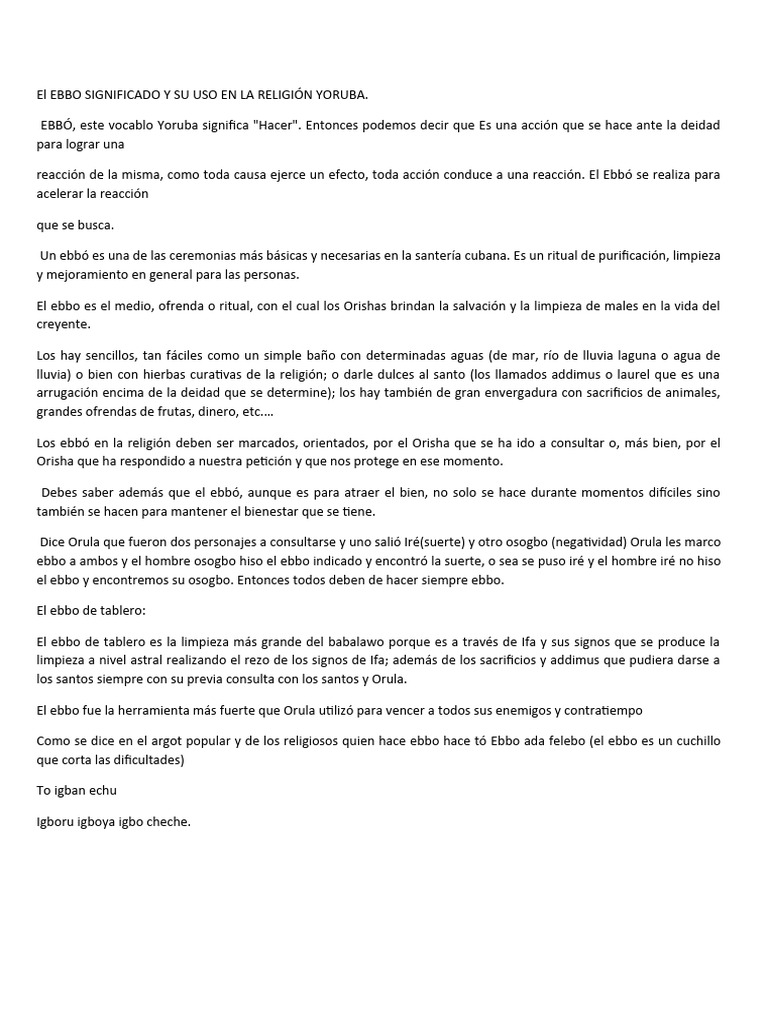 Ozun | Descargar gratis PDF | Santeria