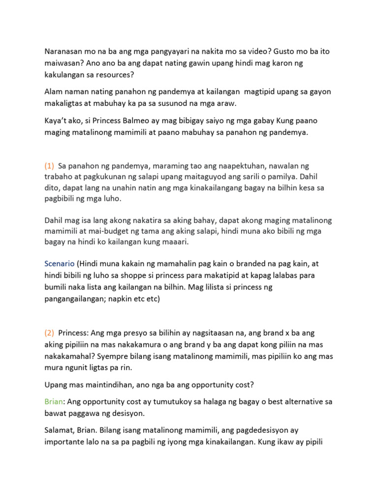 Final Script g3 | PDF