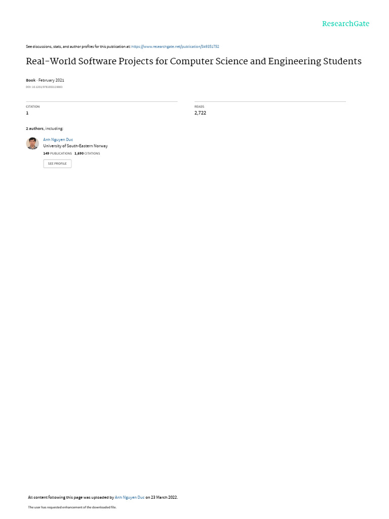 Real-World Software Projects For Computer Science | PDF | Scrum ...