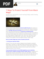 Black Magic Removal Techniques | PDF | Mantra | Incense