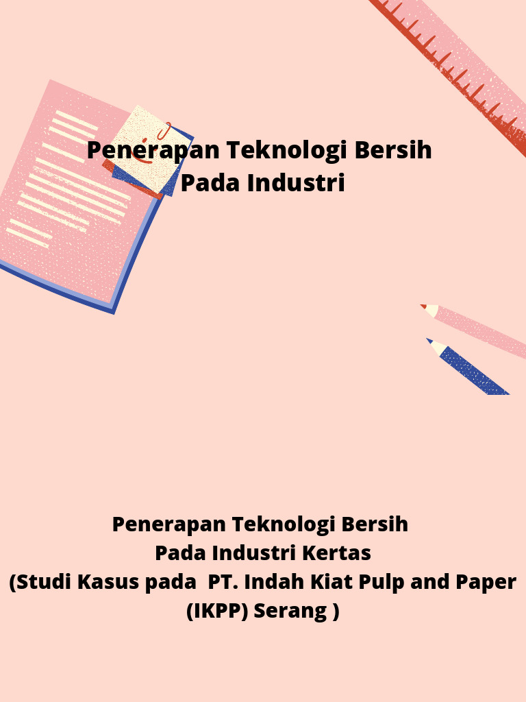Tmli10 Penerapan Teknologi Bersih Pada Industri Pdf