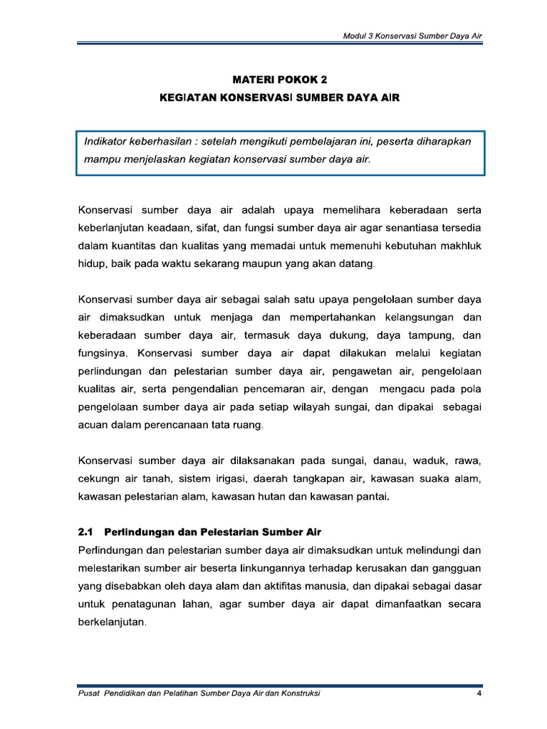 9 Konservasi SDA | PDF