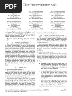 IEEE - Conference Template A4 | PDF | International System Of Units ...
