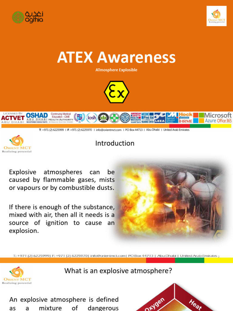ATEX Awareness | PDF | Physical Sciences | Chemistry