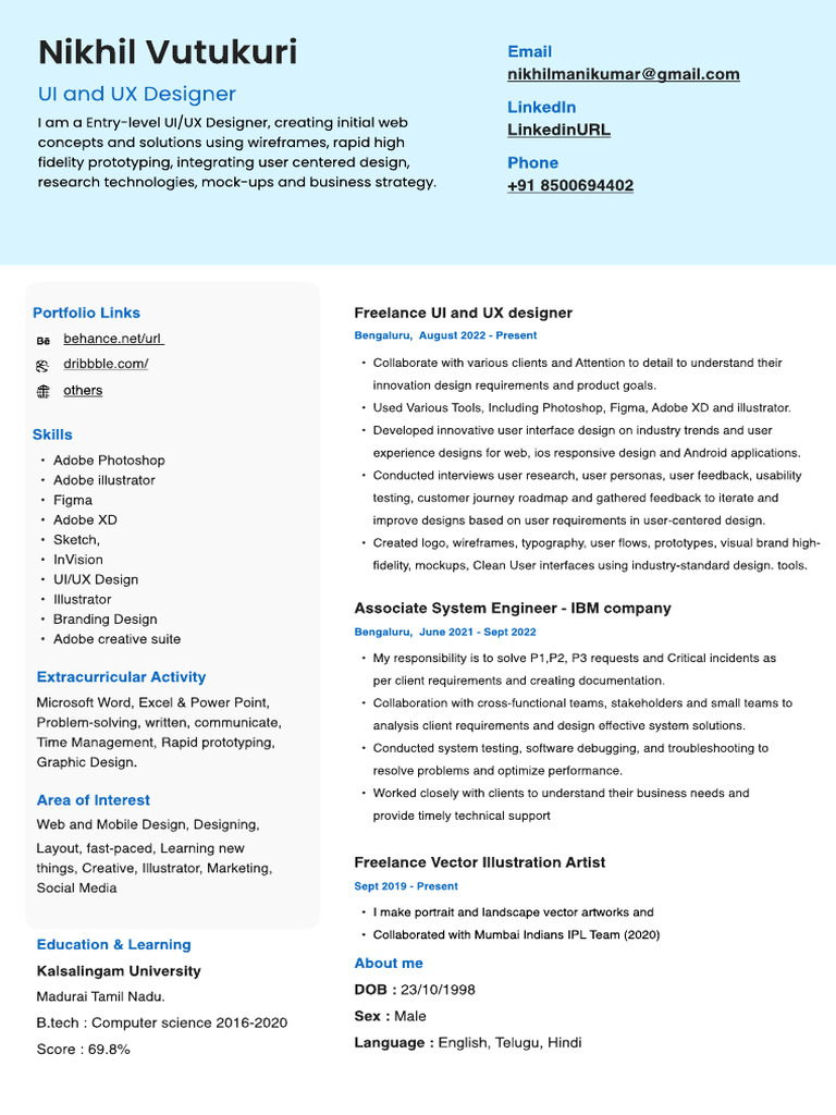 Resume1 Nikhil 1 | PDF | Information Technology | Computing
