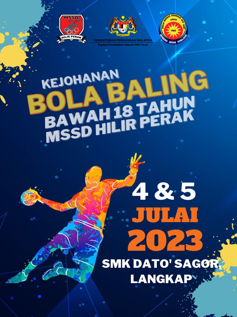Buku Program Kejohanan Bola Baling 2023 Update | PDF