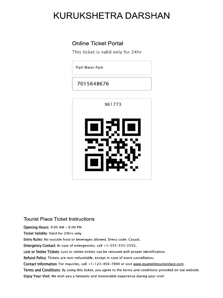 Demo Ticket | PDF