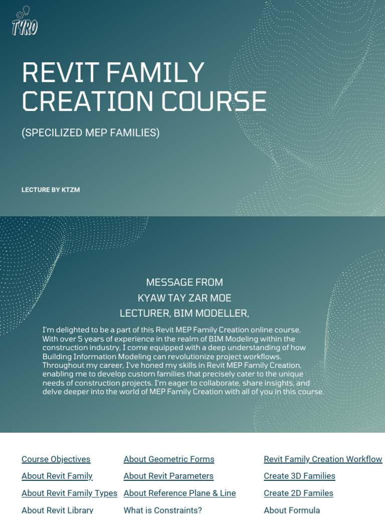 Revit Family Creation Course (MEP) | PDF