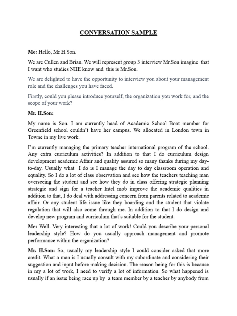 Script For Final Leadership | PDF | Leadership | Cognition