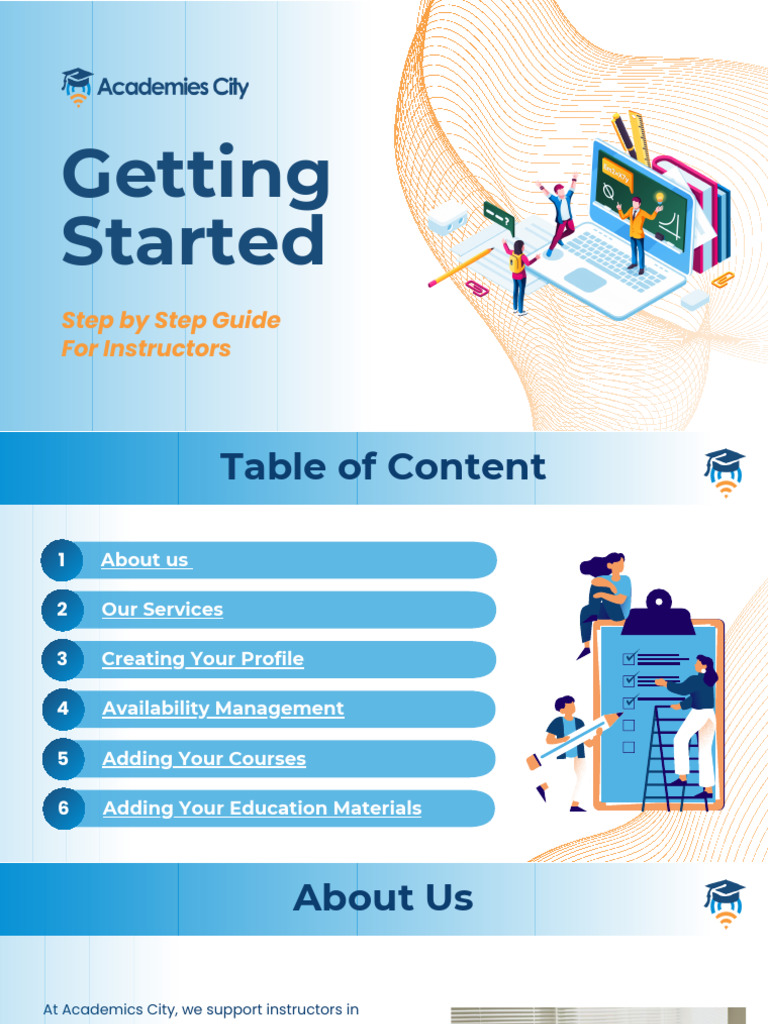 Academies City Getting Strated Step by Step Guide | PDF | Learning | Cognitive Science