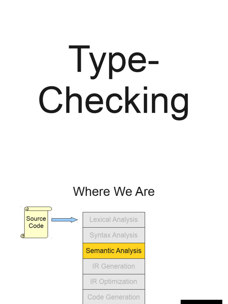 Type Checking and Error Analysis in Decaf | PDF | Models Of Computation ...