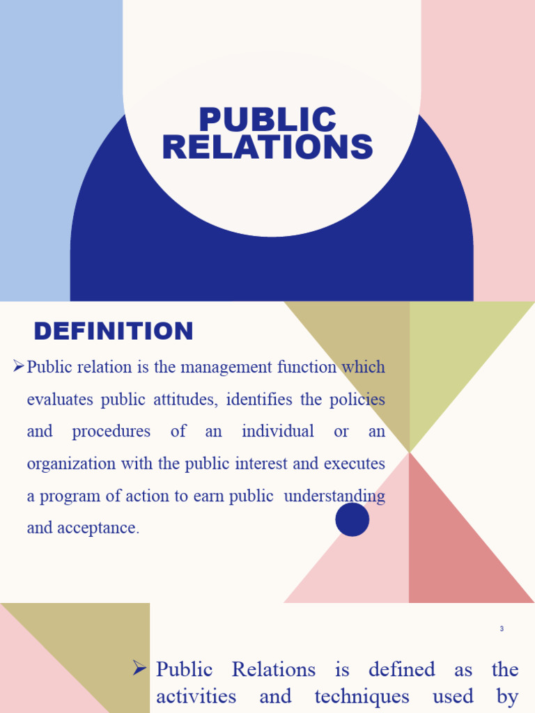 Public Relations | PDF