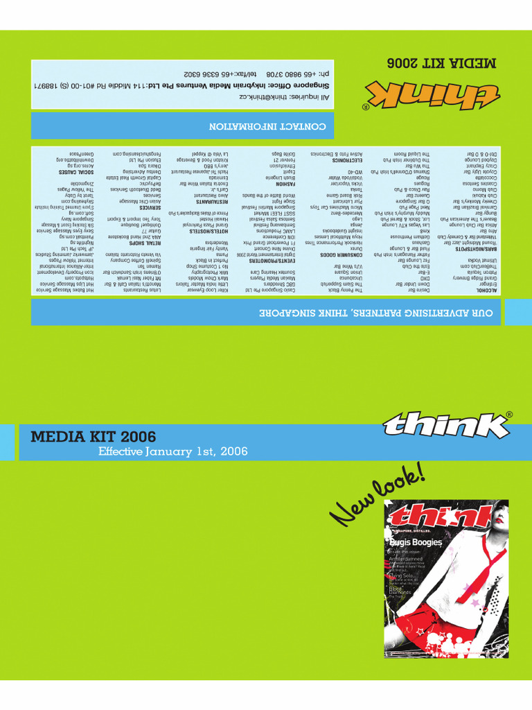Think Singapore Media Kit | PDF