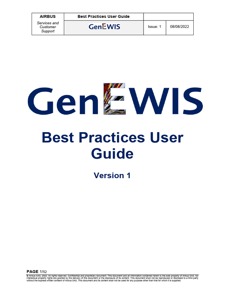GenEWIS Best Practices User Guide | PDF