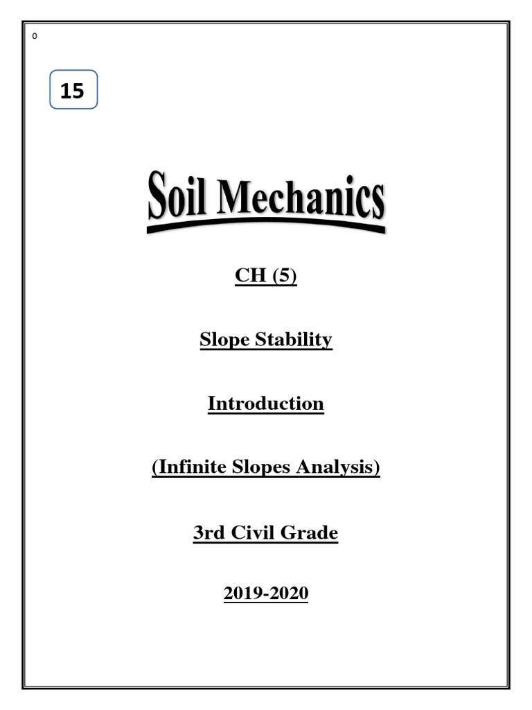 Slope Stability | PDF