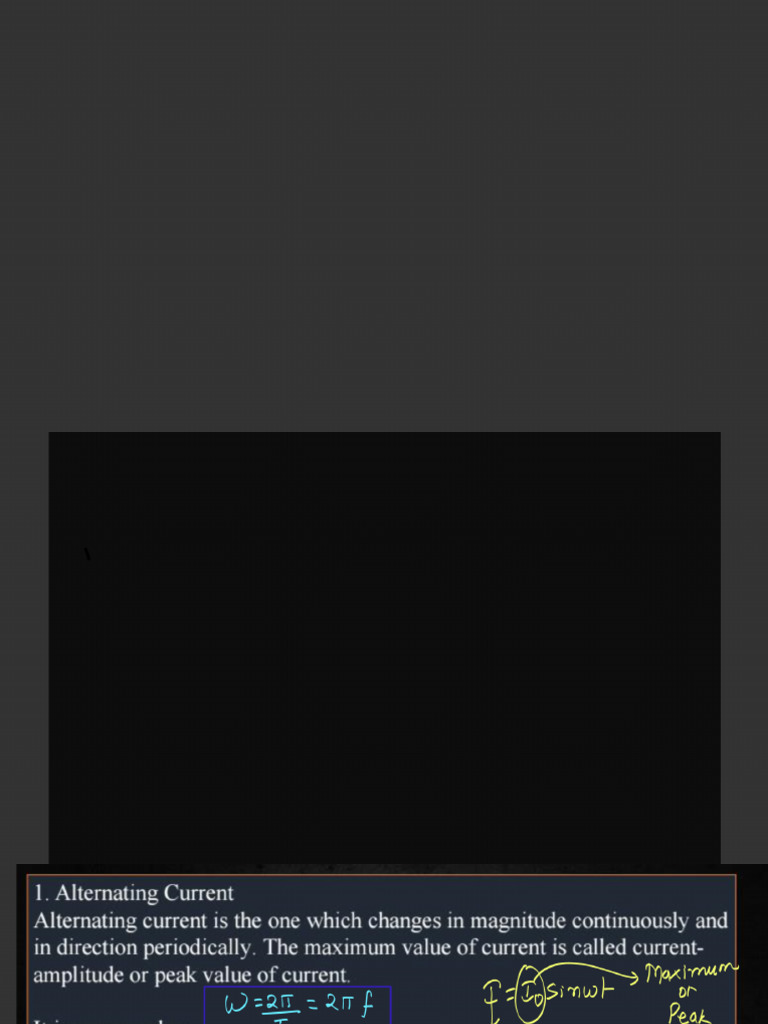 Ac Formula Sheet Note - 1701401828709604 | PDF