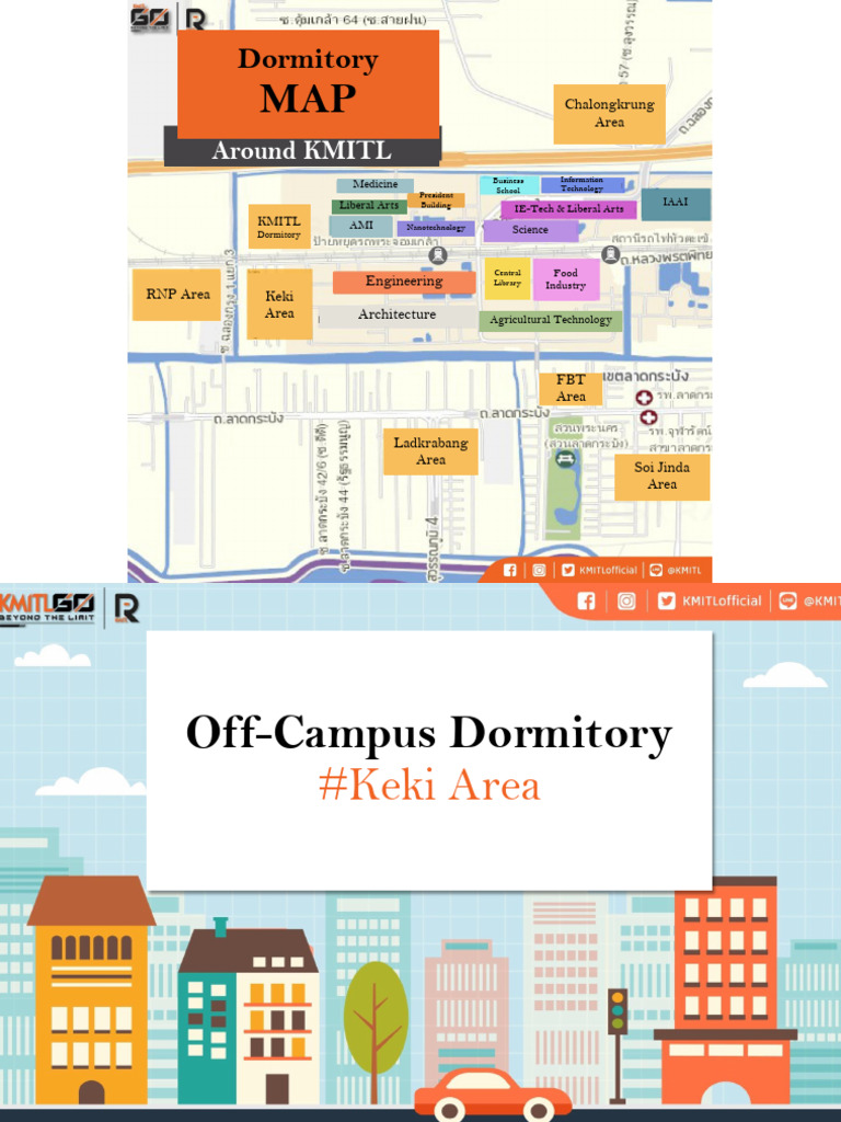 Dormitory Map Around KMITL | PDF | Consumer Goods | Furniture