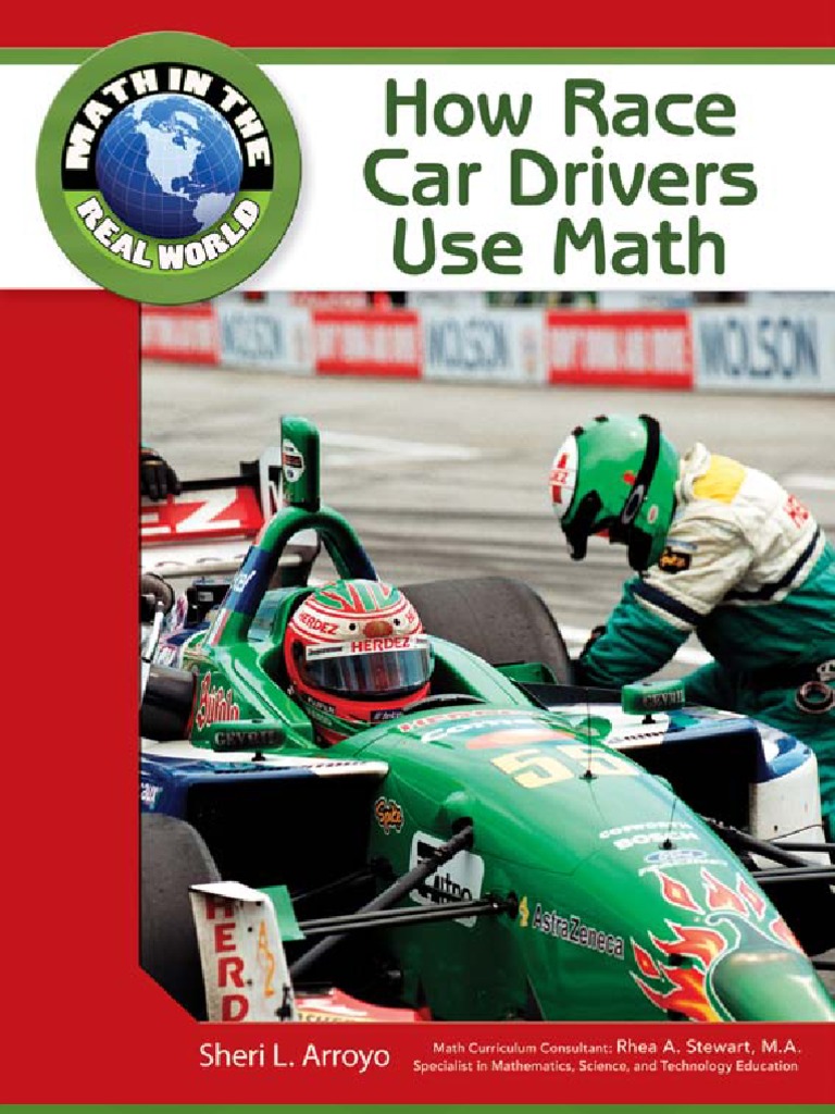 Math Formulas For Racing Formula Race Cars On The Track Stock Photo