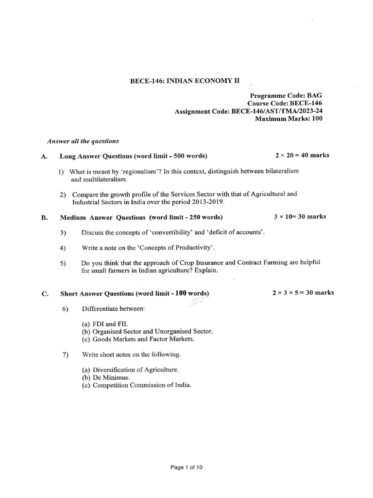 BECE 146 English July 2023 January 2024 | PDF