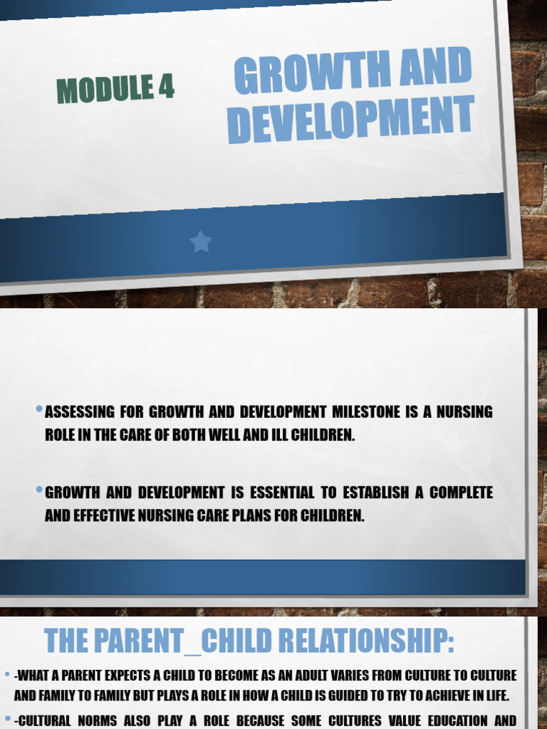 Module 4 Growth and Development Autosaved | PDF | Id | Adolescence Module 4 Growth and Development Autosaved | PDF | Id | Adolescence