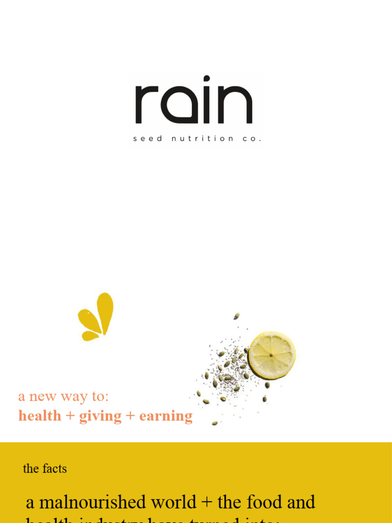 Rain Overview English | PDF | Nutrition | Diet & Nutrition