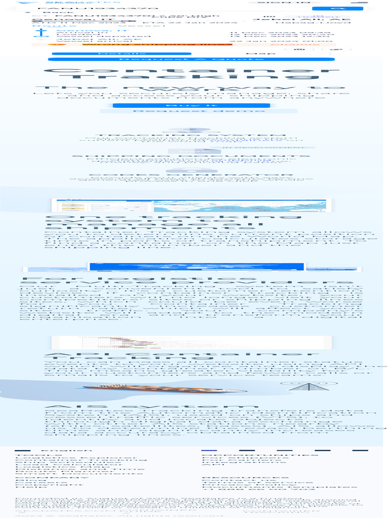 Container Tracking Freight Tracking - Searates. | PDF