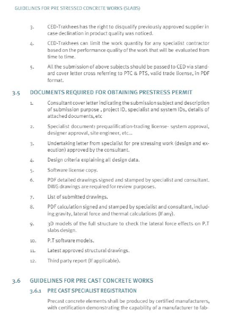 Trakhees Permit Requirement | PDF