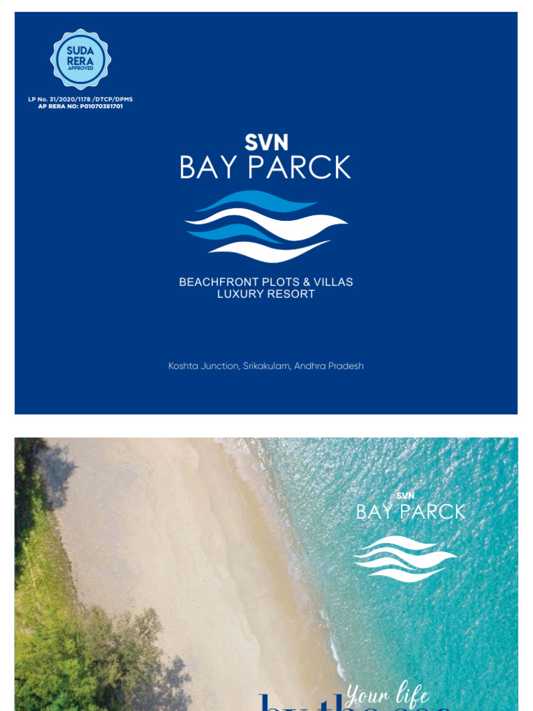 SVN Bay Parck Beachfront Plots and Villas Brochure-Original | PDF