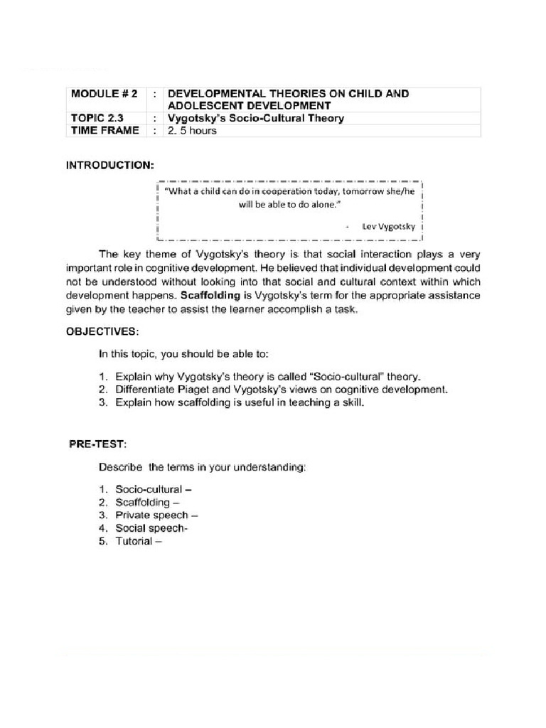 Prof Ed 1 Module 2 Topic 2.3 | PDF