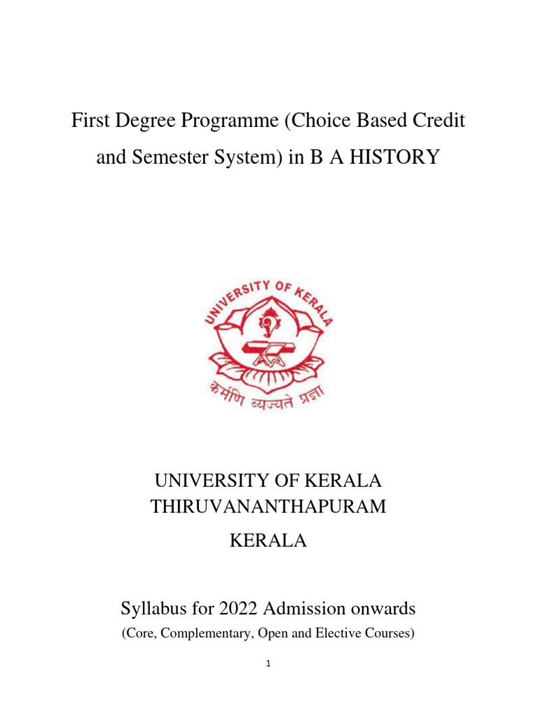 History Syllabus | PDF | Social Science