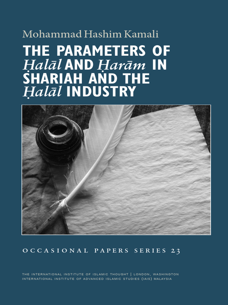 English The Parameters Of Halal And Haram Mohammad Hashim Kamali Pdf
