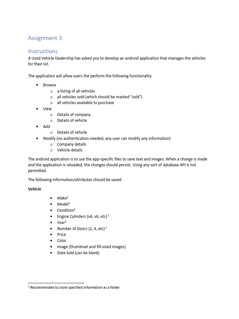 Assignment3 Java | PDF | Computer File | Android (Operating System)