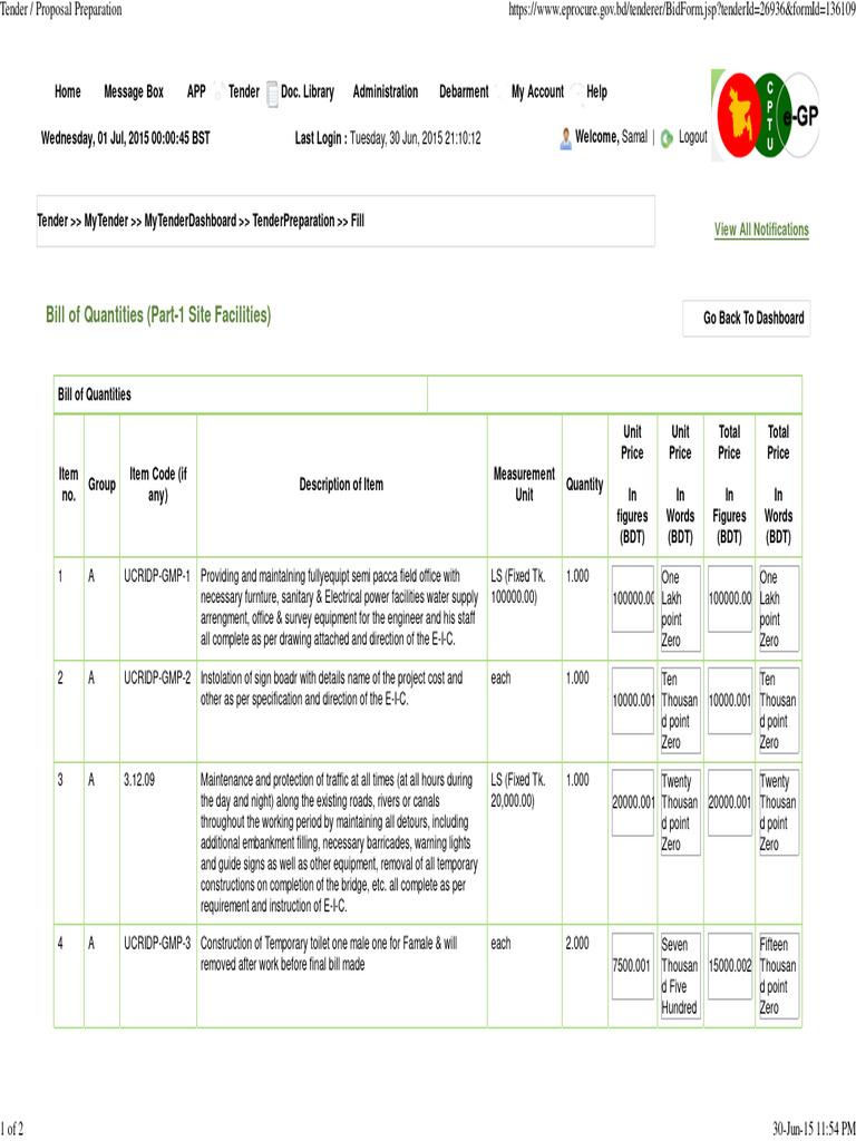 Boq 01 | PDF | Computing