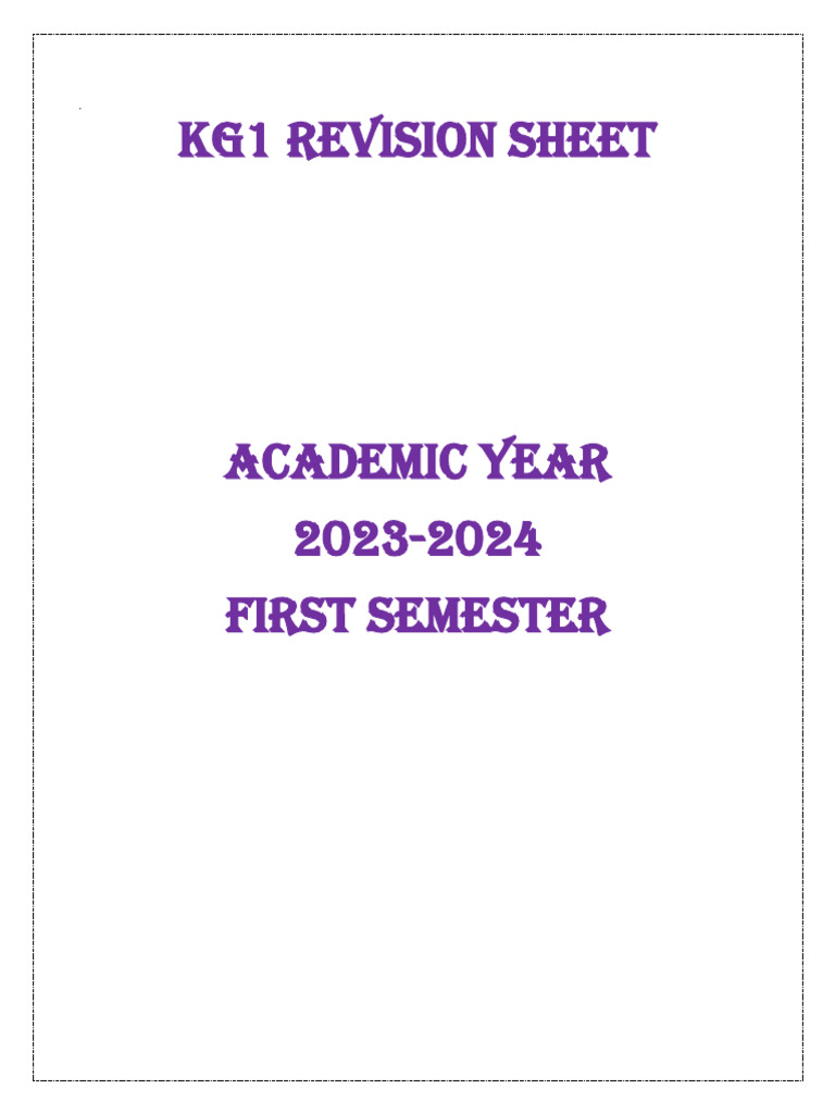 KG1 Revision-1 | PDF