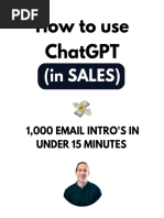 ChatGPT User Guide | PDF | Career & Growth