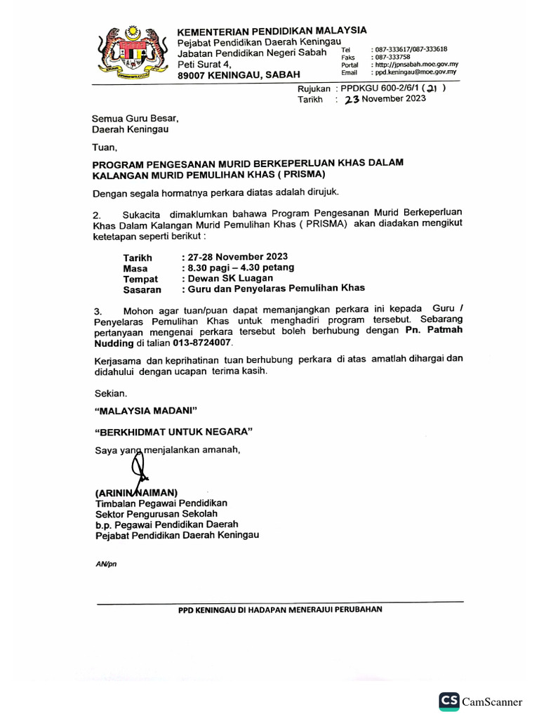 Program Pengesanan Murid Berkeperluan Khas Dalam Kalangan Murid ...