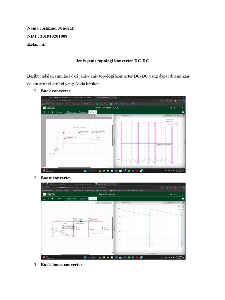 Topologi Konverter DC-DC | PDF