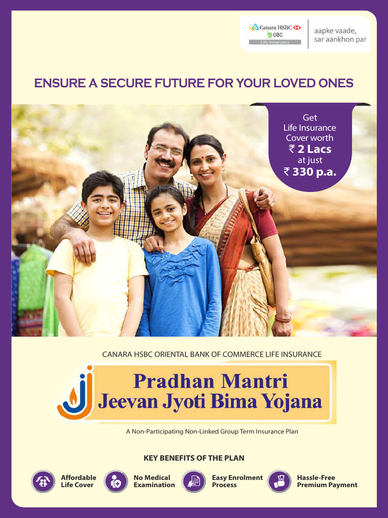 PMJJBY_ Brochure | PDF